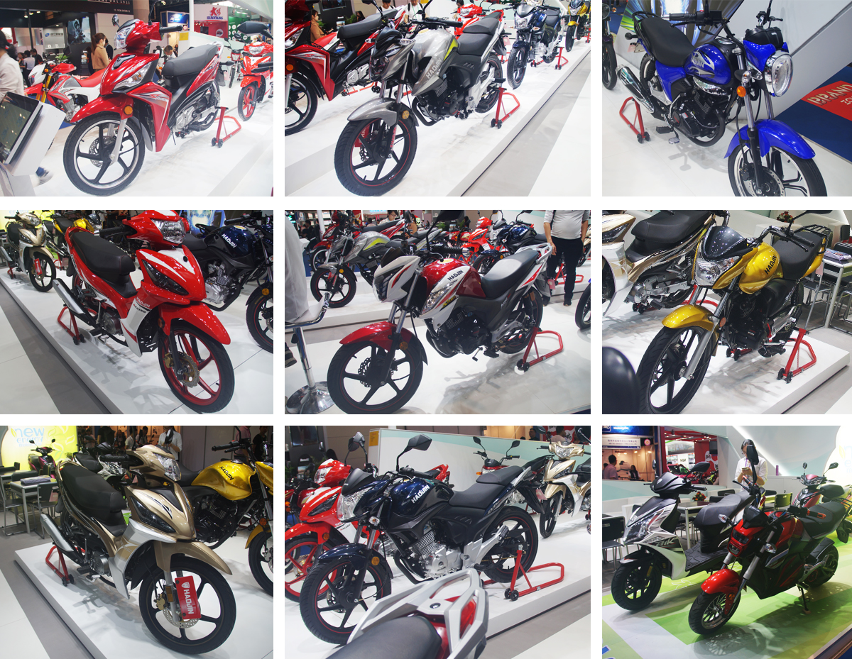 Haojin Motorcycle on Stage of the 125th Canton Fair - HAOJIN